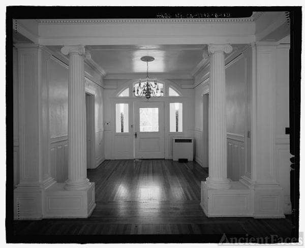 Interior, view of main entrance hall with main entrance...