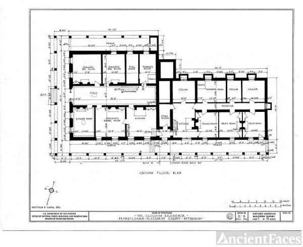 HABS PA,2-PITBU,3- (sheet 1 of 14) - Croghan House,...