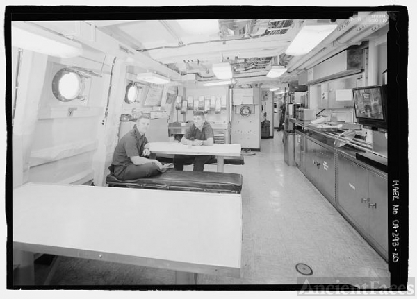 20. SHIP'S MESS. LOOKING AFT. - U.S. Coast Guard Cutter...
