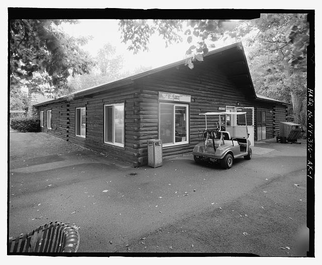 SOUTH (FRONT) AND WEST (SIDE) ELEVATIONS OF BUILDING....