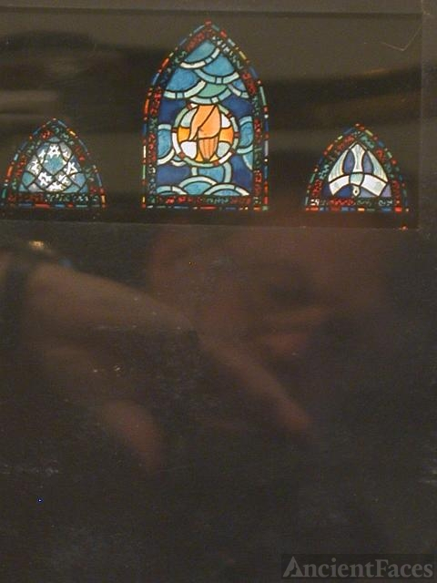 [Design drawing for stained glass windows]