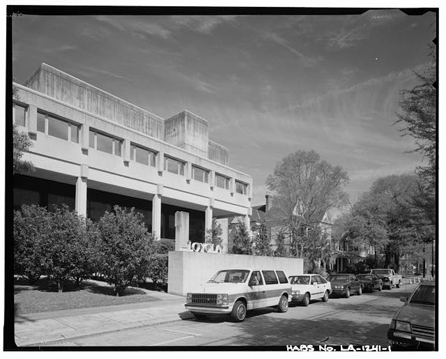 1. VIEW OF ROY HALL AND STREETSCAPE, FACING NORTHWEST