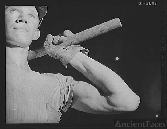 A poster comes to life. An arm that's taking a crack at...