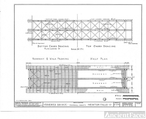 Bottom Chord Bracing, Top Chord Bracing, Roadway & Walk...