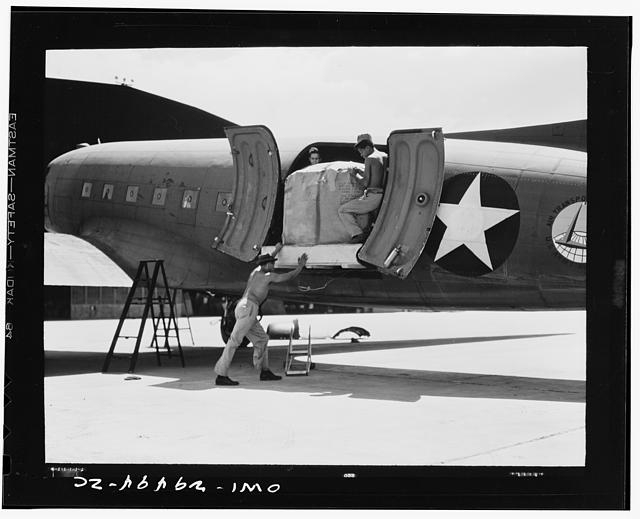 A plane of the United States Army air transport command...