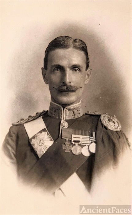 Captain William Eagleson Gordon wearing his Victoria Cross
