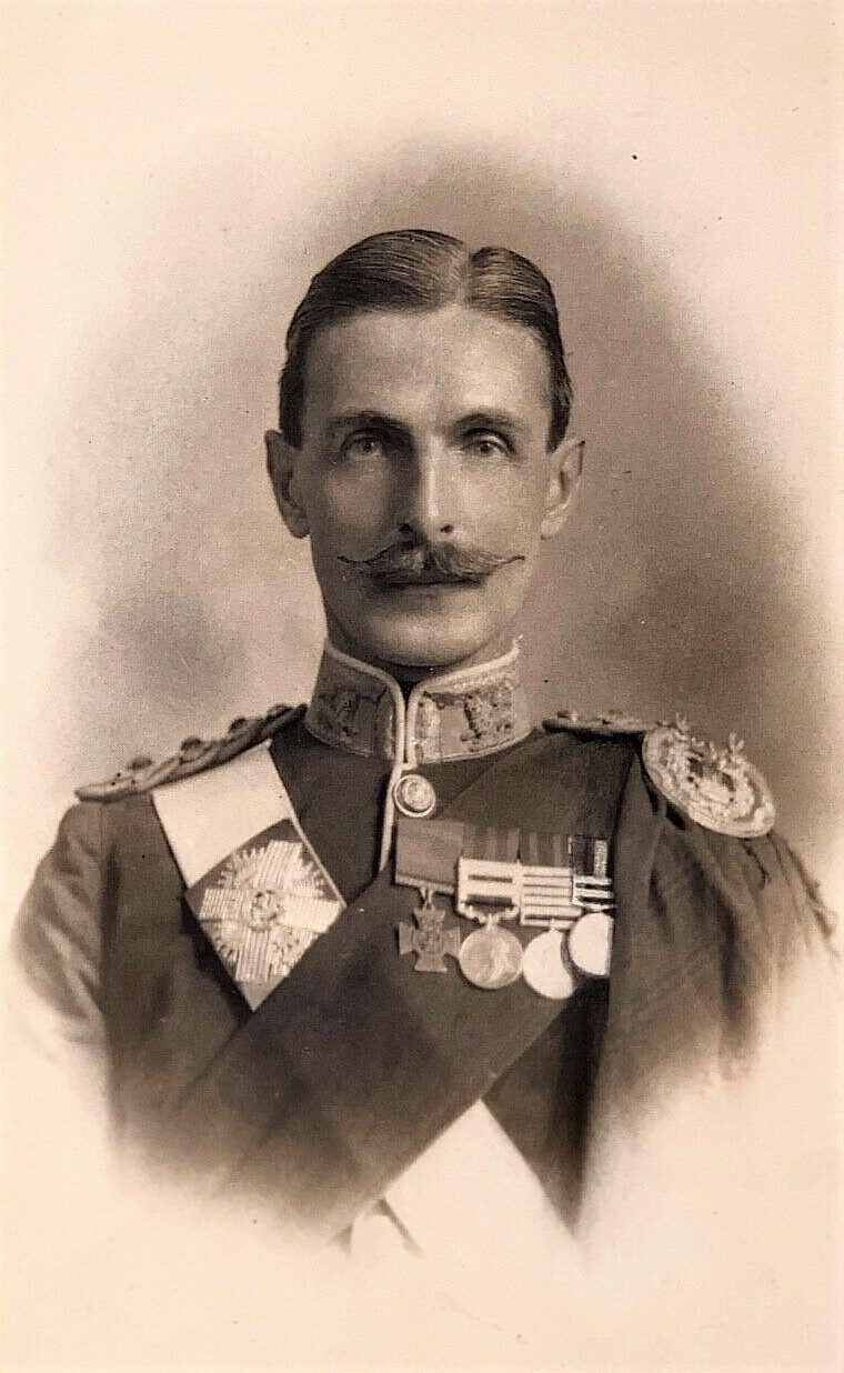 Captain William Eagleson Gordon wearing his Victoria Cross