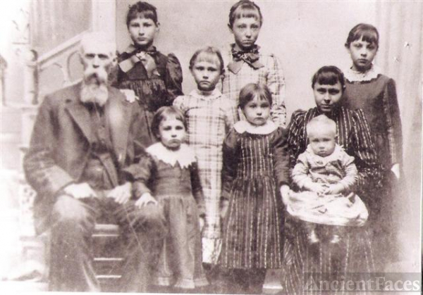 George Washington Fry, Candace Durman Fry and family