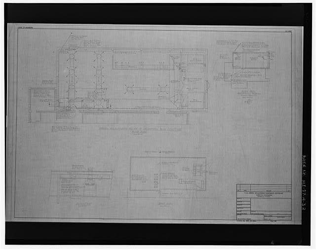 32. Construction Drawing: No Title (floor plan of annex...