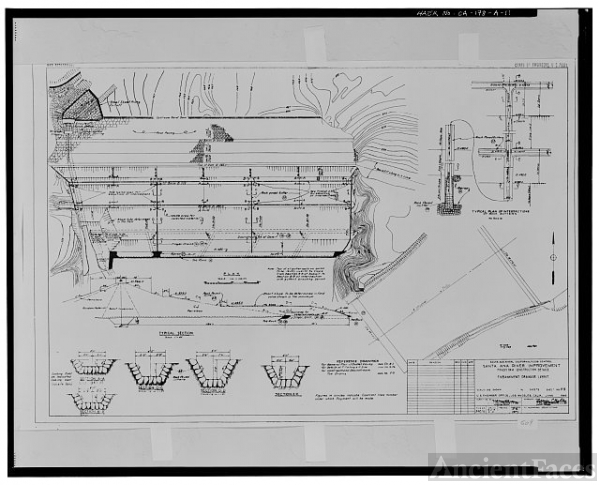 11. EMBANKMENT DRAINAGE LAYOUT. Sheet F-9, June, 1940....