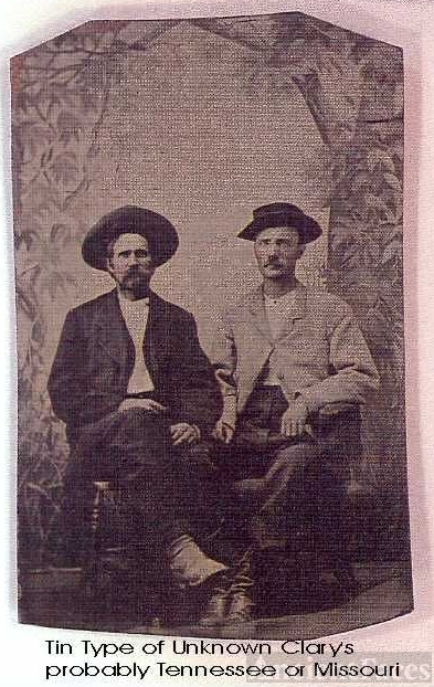 Agrippa, John or William Clary, Tennessee 1860