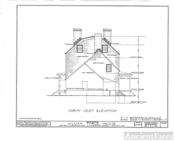 HABS NJ,7-LIV,1- (sheet 7 of 17) - William Force House,...