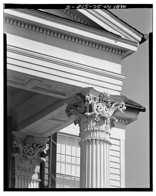 5. DETAIL OF COLUMN AND CORNICE OF FRONT PORCH