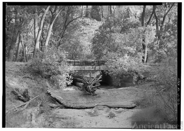 3. Grotto Creek culvert, south elevation, facing...
