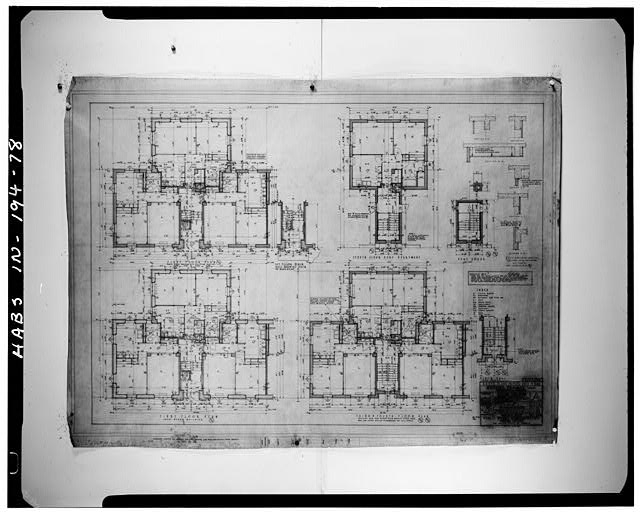 78. Photocopy of drawing A-150 BASIC PLANS, BUILDING Nos....