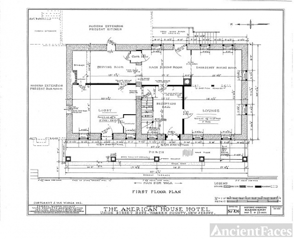 HABS NJ,21-HOP,4- (sheet 2 of 19) - American House Hotel,...