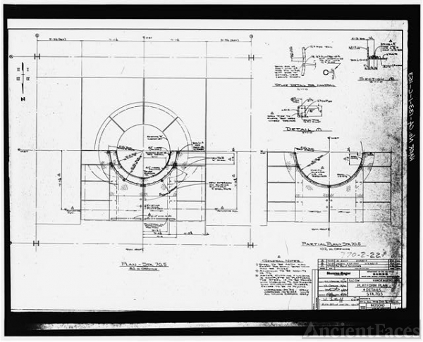 153. Photocopy of drawing (1975 architectural drawing by...