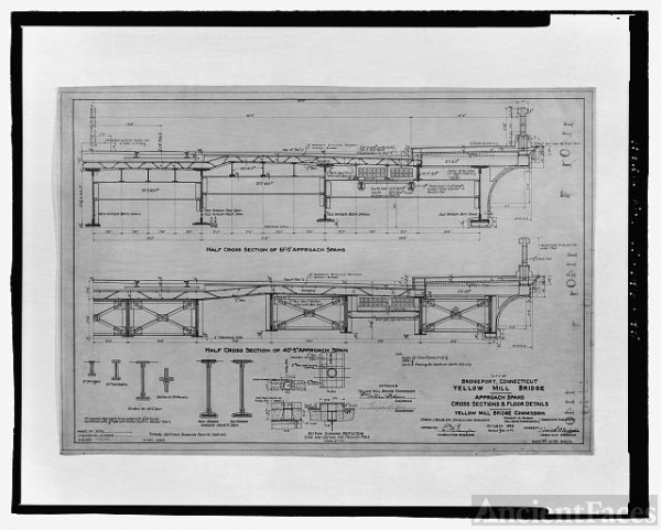 45. Approach Spans Cross Section & Floor Details, Sheet...