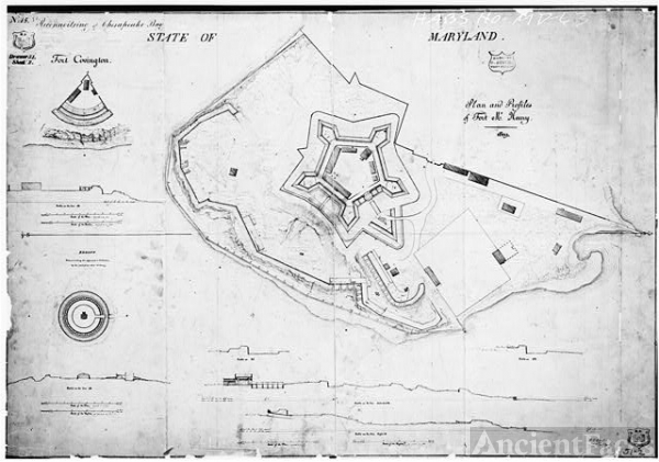 15. Historic American Buildings Survey. Plan of Fort...
