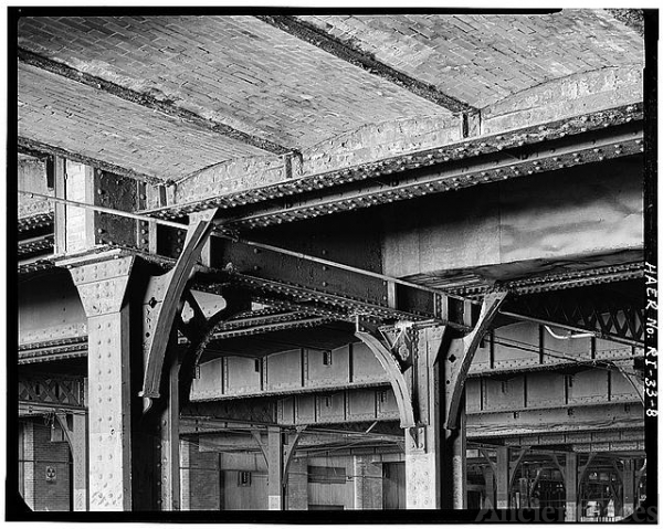 8. CONNECTION DETAIL SHOWING BRICK VAULTING AND...
