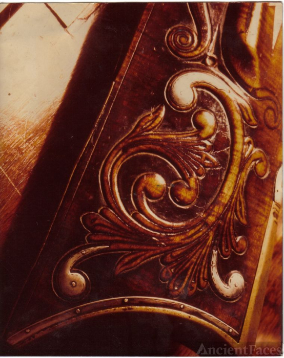 RELIEF CARVING DETAIL,ABRAHAM HONAKER RIFLE