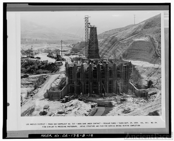 19. ...INTAKE STRUCTURE AND PIER FOR SERVICE BRIDGE...