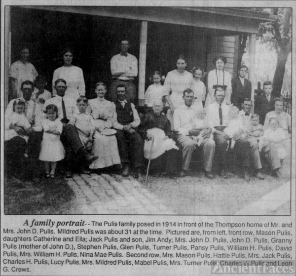 Home of Mr. and Mrs. John David Pulis 1914
