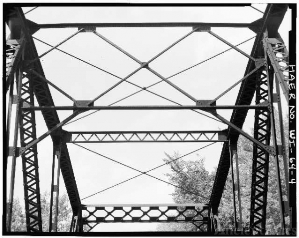 4. DETAIL VIEW OF SWAY BRACING - State Highway Bridge No....
