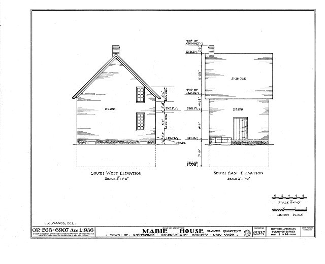 HABS NY,47-ROTJ,1- (sheet 11 of 16) - Jan Mabie House,...