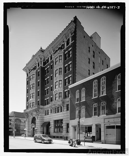 PERSPECTIVE VIEW OF EAST AND NORTH FACADES OF CLEARFIELD...