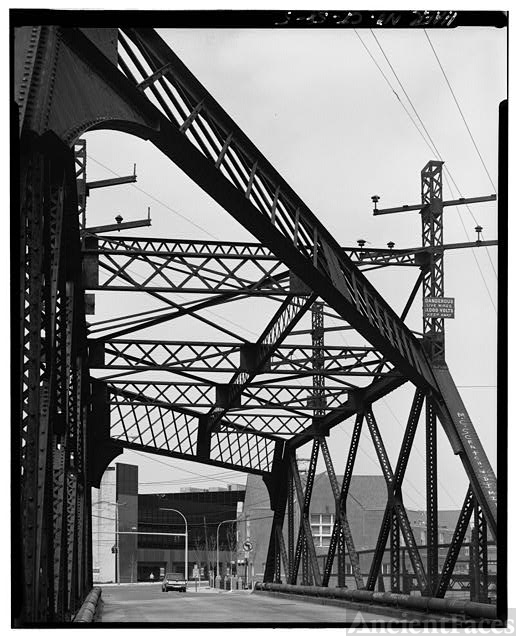 5. SOUTH END, SHOWING INTERIOR OF TRUSS AND OVERHEAD...