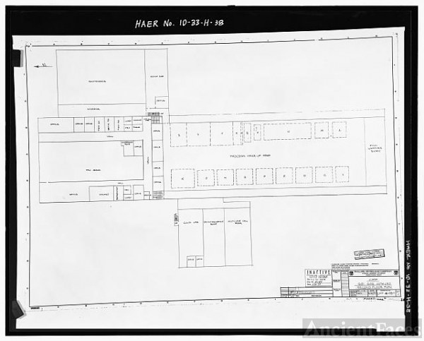 FLOOR PLAN OF MAIN PROCESSING BUILDING (CPP-601), SECOND...