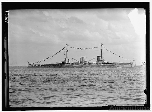 GERMAN SQUADRON VISIT TO U.S. MOLTKE, GERMAN BATTLESHIP....