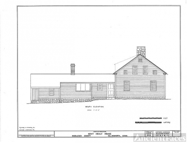 HABS CONN,4-KILWO,2- (sheet 5 of 8) - Kent Healy House,...