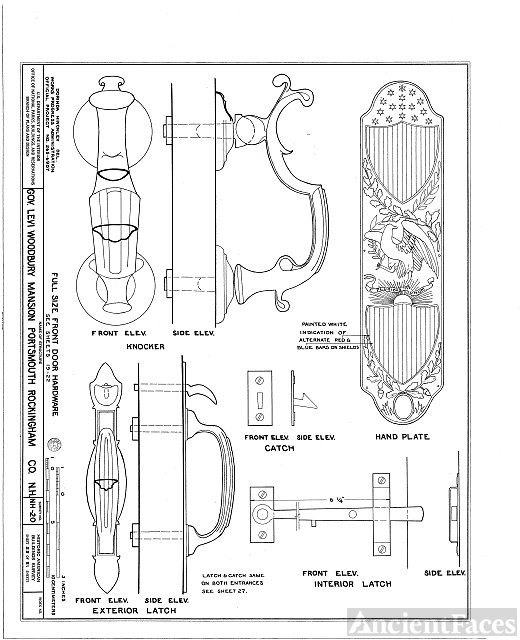 HABS NH,8-PORT,123- (sheet 25 of 51) - Governor Levi...