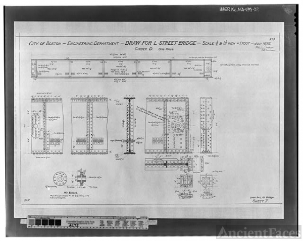29. Photocopy of drawing, Draw for L Street Bridge, Sheet... 29. Photocopy of drawing, Draw for L Street Bridge, Sheet...