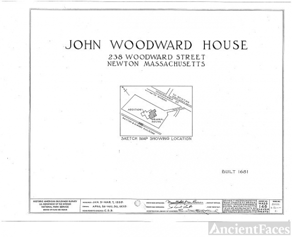 HABS MASS,9-NEWT,2- (sheet 0 of 11) - John Woodward...