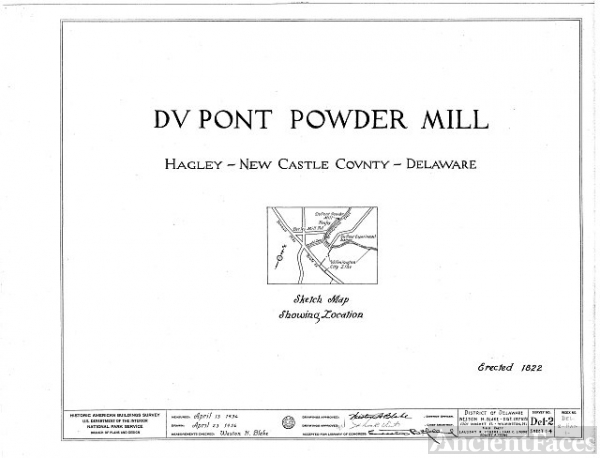 HABS DEL,2-HAG,1- (sheet 0 of 4) - DuPont Powder Mill,...