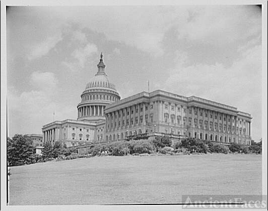 U.S. Capitol exteriors. U.S. Capitol house wing and dome I