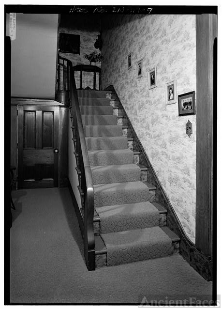 9. INTERIOR, FIRST FLOOR, STAIR HALL - Daniels House,...