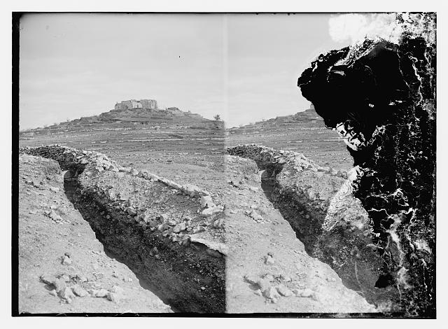 War views of Neby Samuel (Mizpah). Neby Samuel from the...