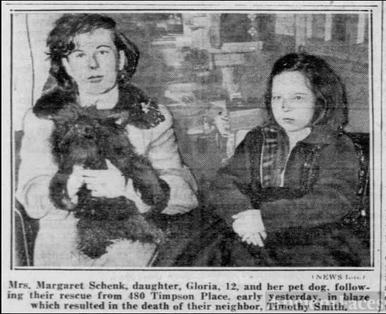 Gloria Schenk as a child with my step grandma Margaret Harrnett Schenk