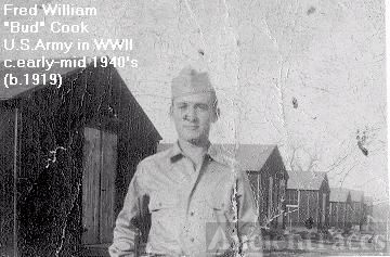 Fred W. Cook in WWII