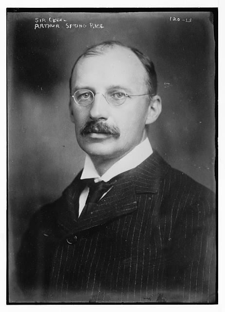 Sir Cecil Arthur Spring Rice, portrait bust