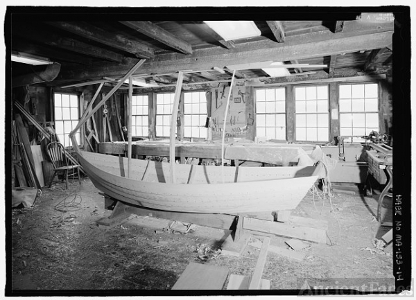 14. STREET LEVEL OF EAST BUILDING WORKSHOP LOOKING SOUTH...