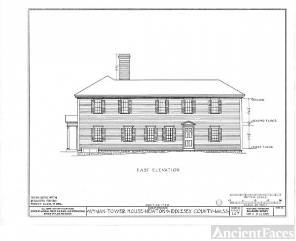 HABS MASS,9-NEWT,3- (sheet 6 of 14) - Wyman-Tower House,...