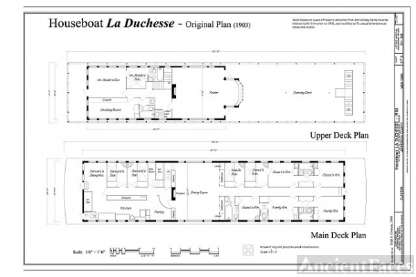 Original Plan (1903); Upper Deck Plan; Main Deck Plan.