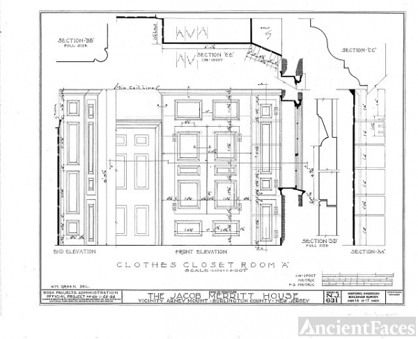 HABS NJ,3-MOUHO.V,3- (sheet 14 of 17) - Jacob Merritt...