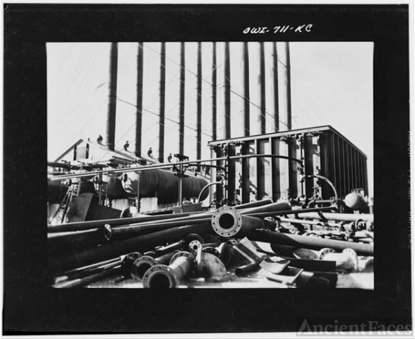 Borger, Texas. The Phillips refinery