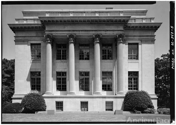 5. SOUTH ELEVATION - Red Cross Building, Southwest corner...